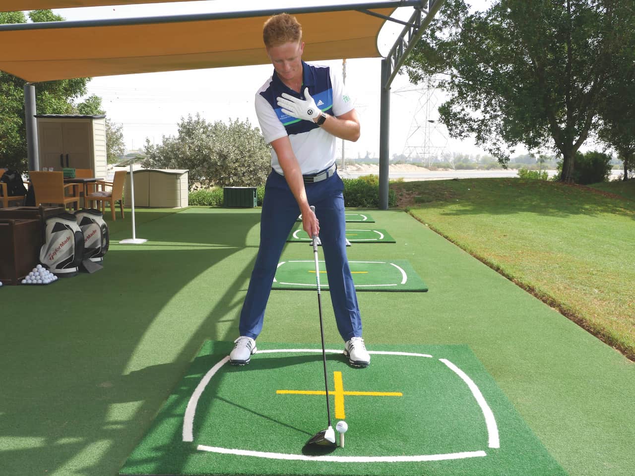 Build a solid base to hit longer, straighter drives