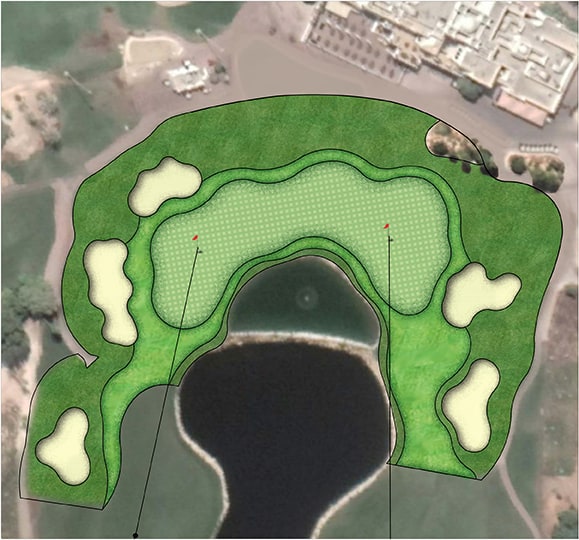 Spectacular double green to built at Doha Golf Club