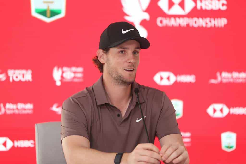 Thomas Pieters: My face is on every building in Abu Dhabi!