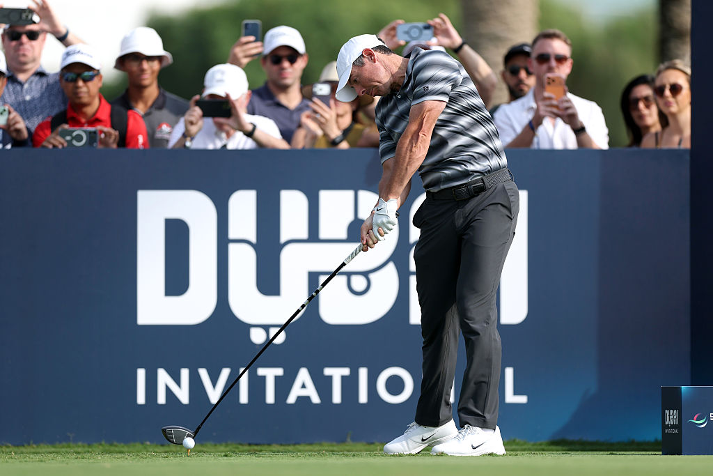 McIlroy soars to the top of the leaderboard at Dubai Invitational ...